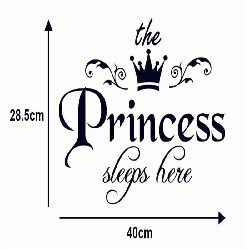 Princess PVC home decoration wall stickers door st... – Grandado