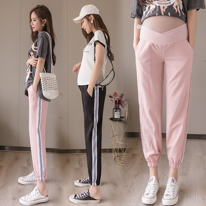 925# Spring Summer 9/10 Thin Cotton Linen Maternit... – Vicedeal