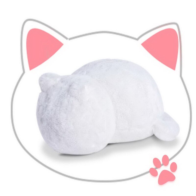Plush Animal Cat Cushion Cat Pillow Cat Toy Cuddly... – Grandado
