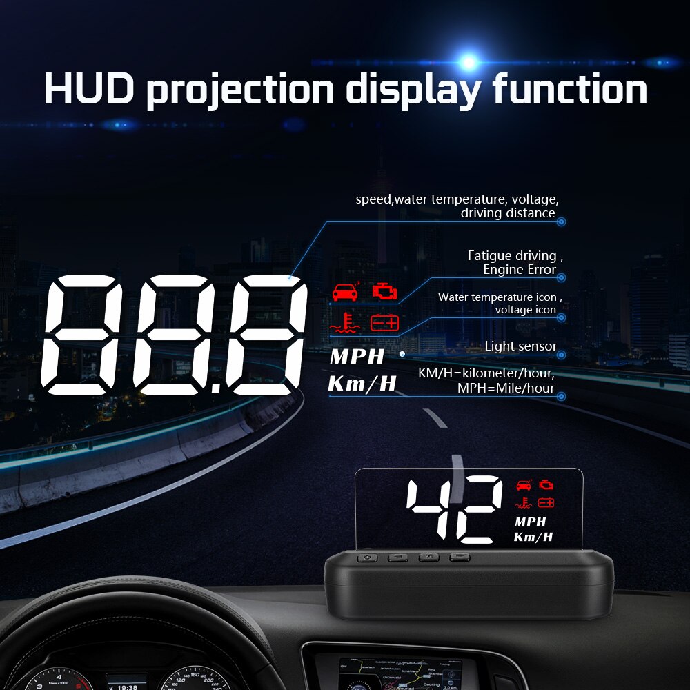 C100 hud display intelligent alarmsystem universal... – Grandado