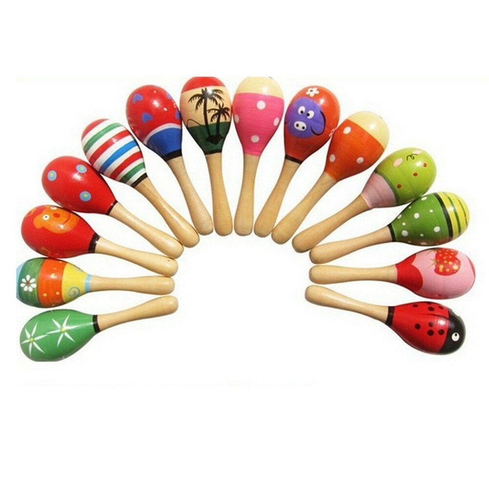 10 stücke Aus Holz Rassel Rumba Kleinkind Maracas ... – Grandado