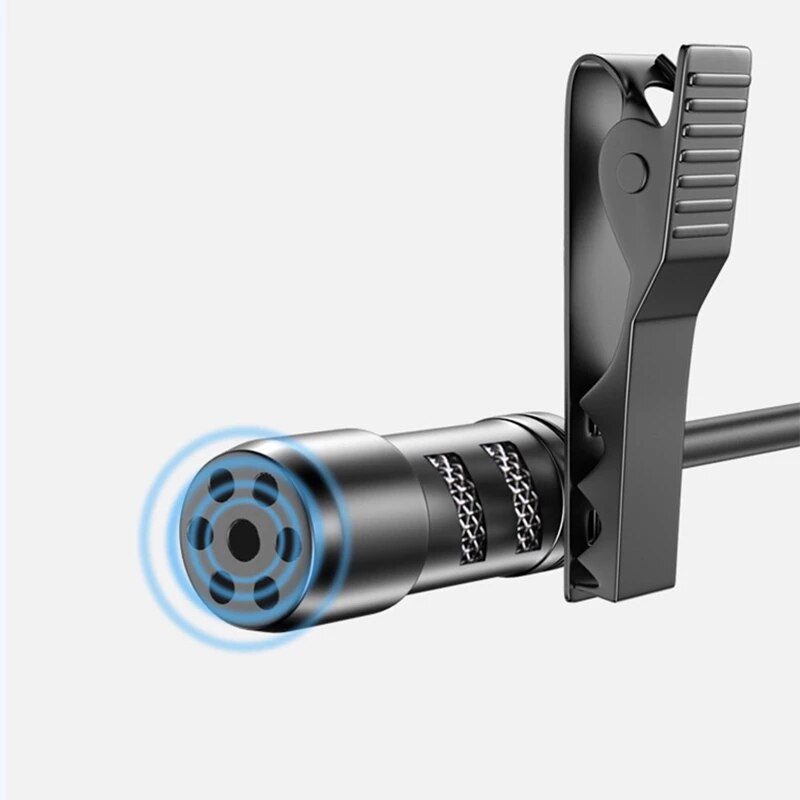 Portable USB Mini Lapel Microphone 1.5M Lavalier M... – Grandado