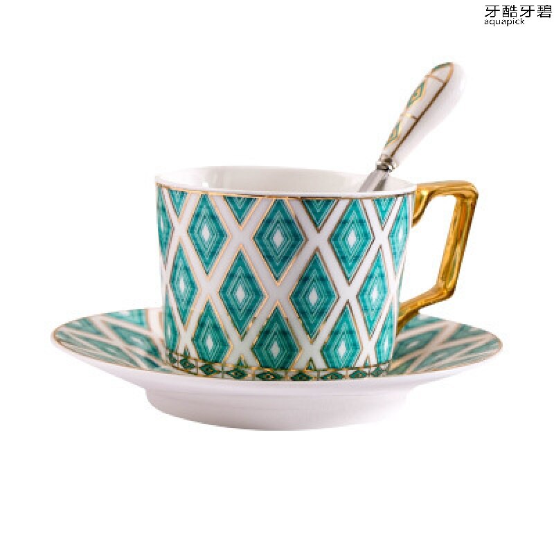Nordic Ceramic Coffee Cup and Saucer Set Modern Ar... – Grandado