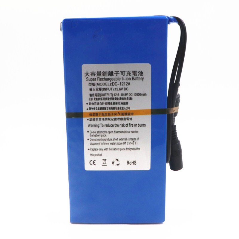 Durable DC 12V 12000 MAH High Capacity Lithium ion... – Vicedeal