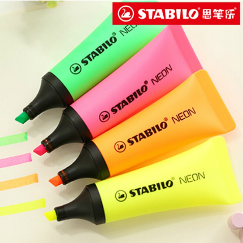 5 farben/einstellen STABILO Marker Stift Neon- 72 ... – Grandado