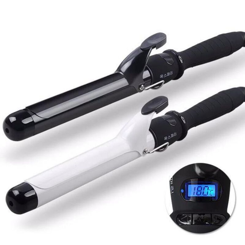 Ceramic Curling Iron Hair Curler with LED Digital ... – Grandado