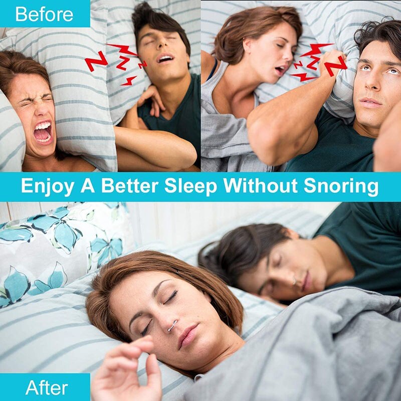 Pro Silicone Anti Snoring Nose Clip Device Relieve... – Grandado