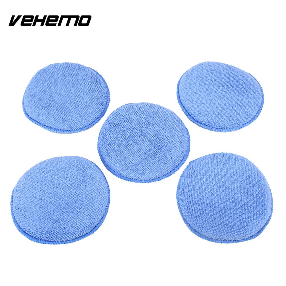 Vehemo Microfiber Blauw 5 stks Buffing Pad Waxen S... – Grandado