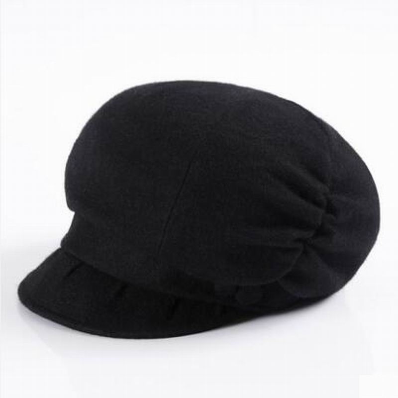 100% Wool Women Fedoras Lady British Style Beret H... – Grandado