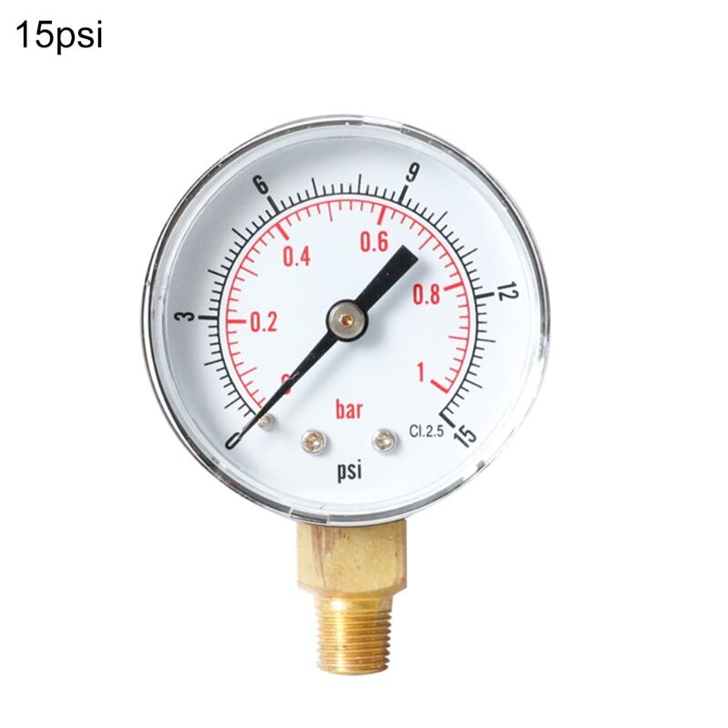 Manometer 52Mm Dial 1/8 \ "Bspt Verticale 0/15,30,... – Vicedeal