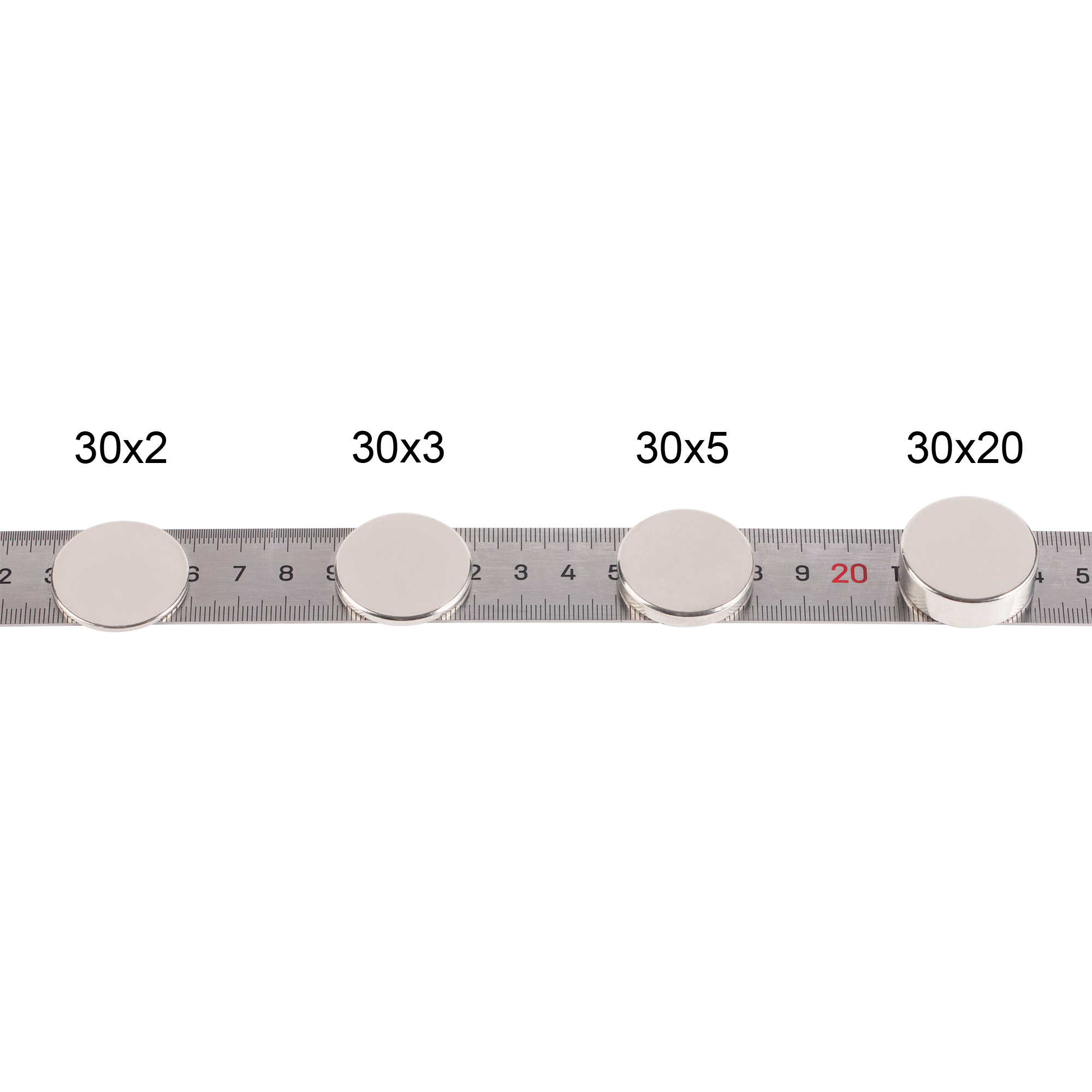 ZOOFOXS 30mm Diameter Neodymium Magnets 30X2/3/5/1... – Vicedeal