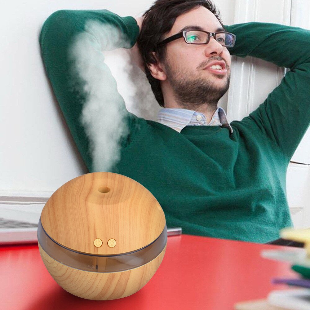 @ Wood Grain Ultrasonic Air Humidifier Aroma Essen... – Grandado