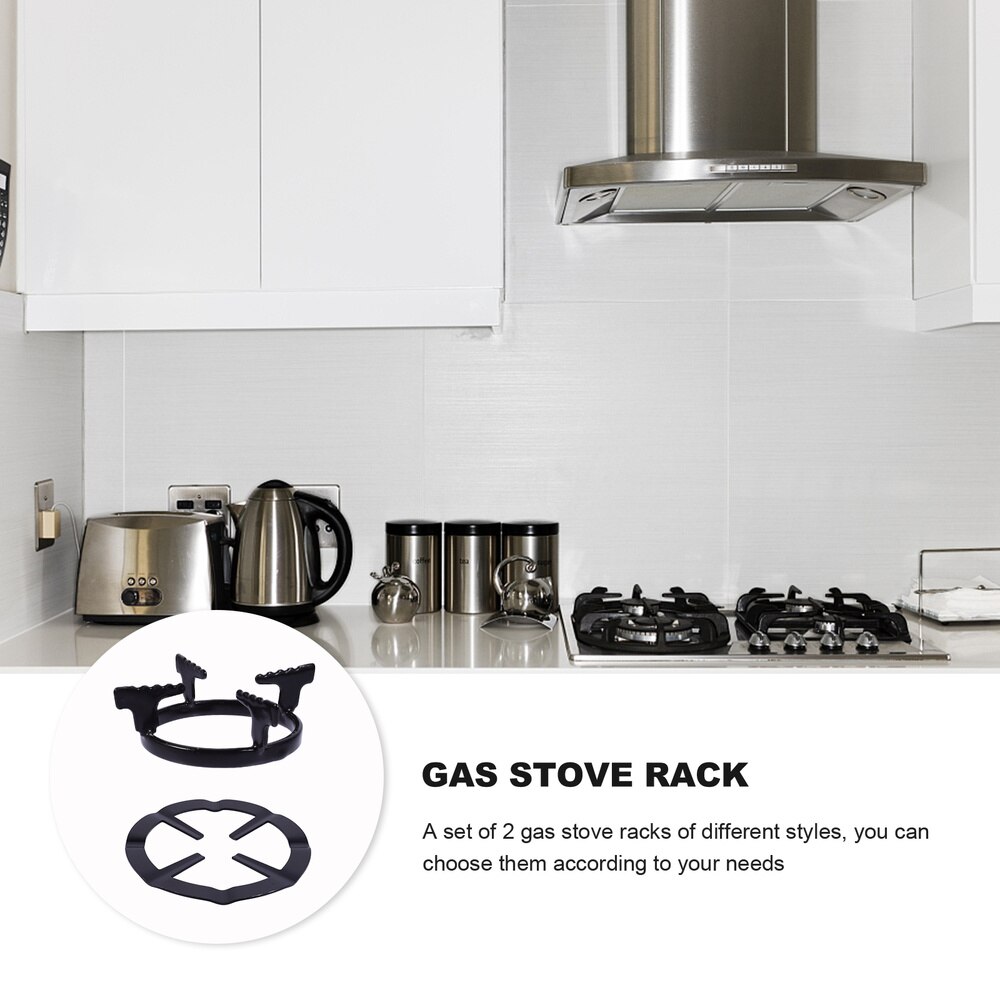 2Pcs Gas Stove Racks Gas Hob Racks Kitchen Gadget ... – Vicedeal