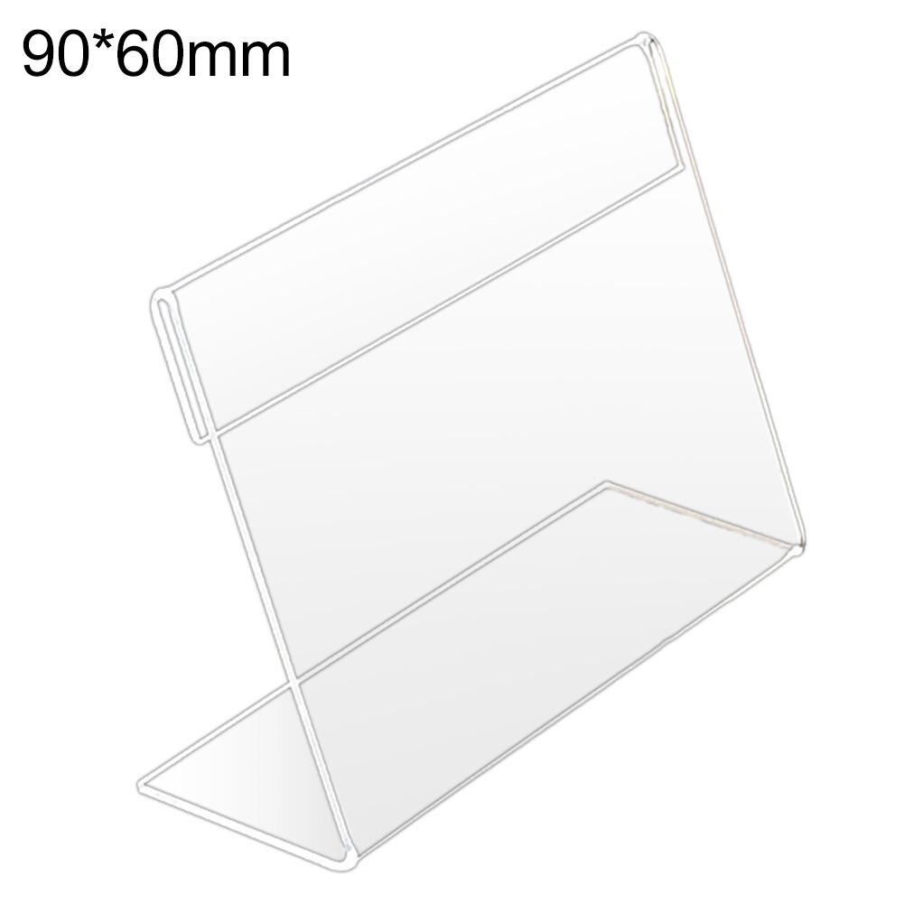 Acrylic Clear Plastic Supermarket Desktop Sign Lab... – Grandado