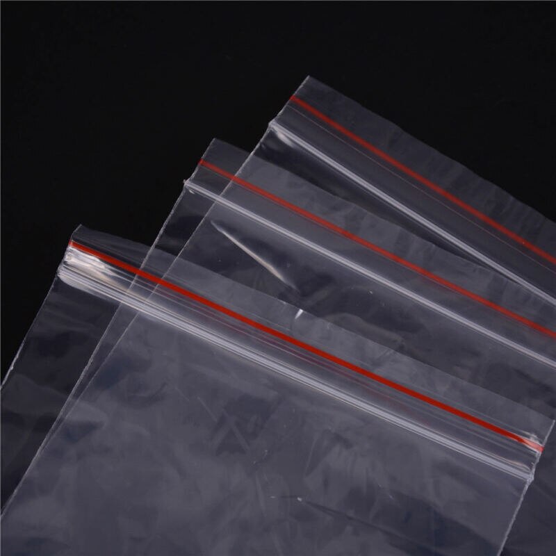 9 Size 100Pcs/Bags Zip Zipped Lock Reclosable Plas... – Grandado
