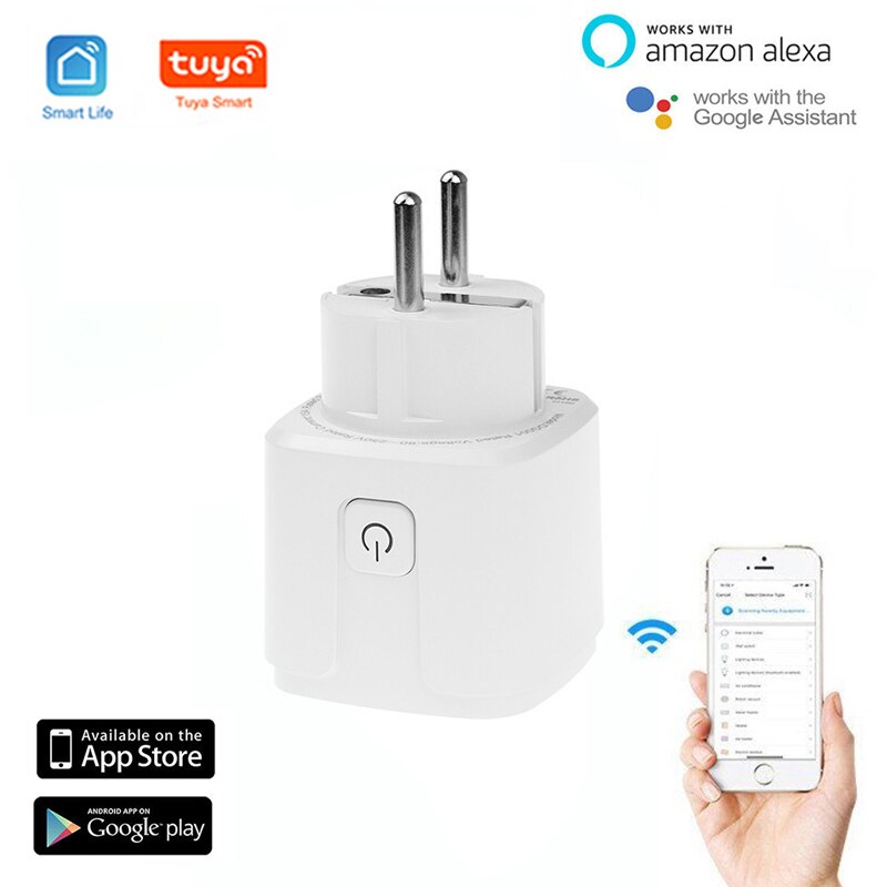 Eu Standaard Smart Plug Wifi Socket 16A Power Moni... – Vicedeal