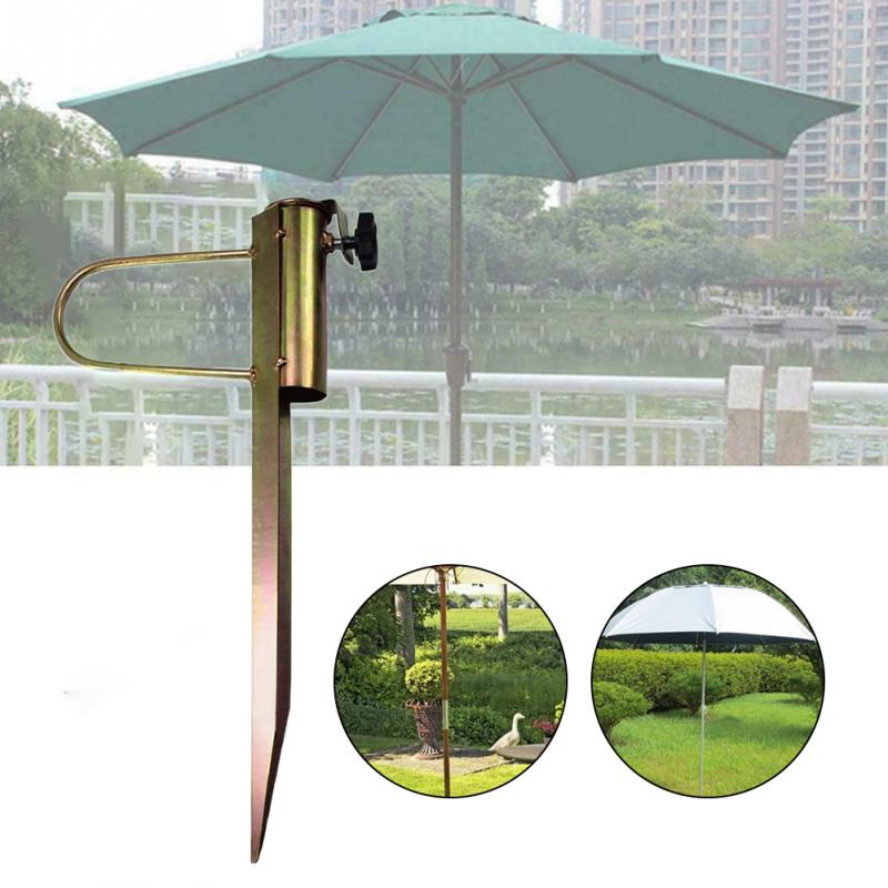 Portable Beach Ground Insert Pole Holder 42cm Stee... – Grandado