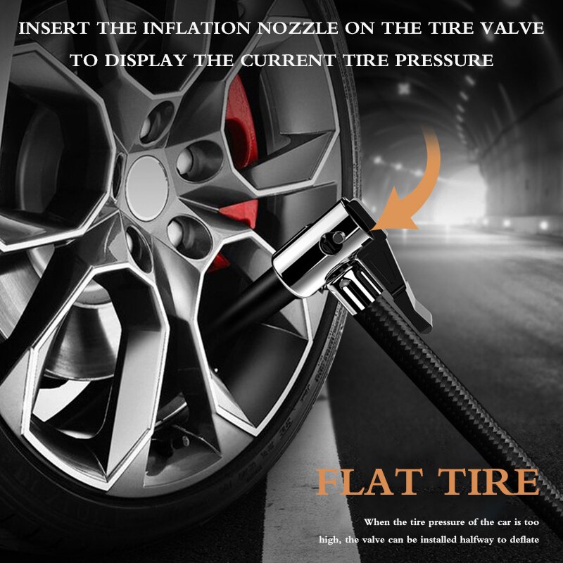 12V Portable Car Air Compressor Smart Fast Inflati... – Vicedeal