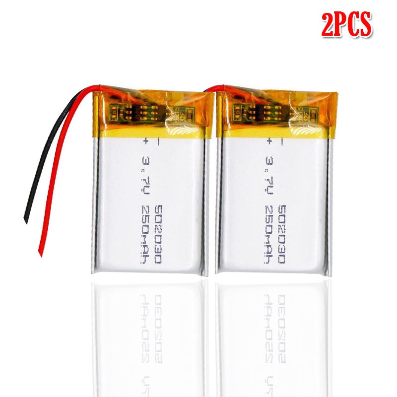 250 mah 3.7v 502030 litium li-pol li ion oppladbar... – Grandado