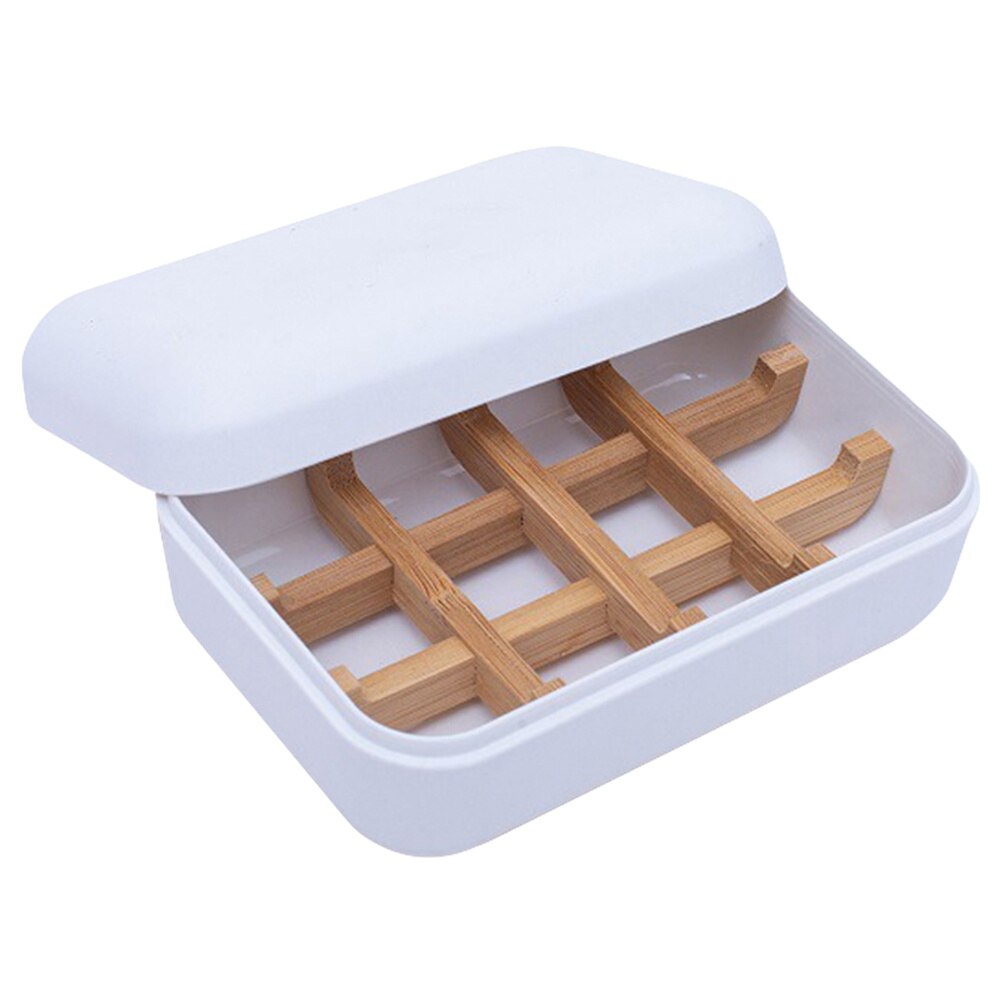 Soap Box Detachable Bamboo Drain Soap Dish Bathroo... – Grandado