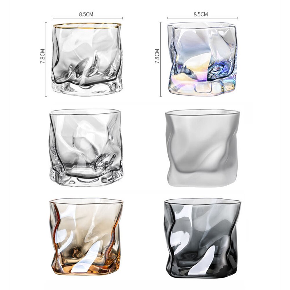 250ML Ins Style Japanese Irregular Glass Cup Wine ... – Grandado