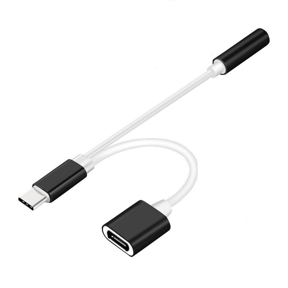 2in1 Usb Type-C Naar 3.5Mm Jack Aux Audio Splitter... – Vicedeal