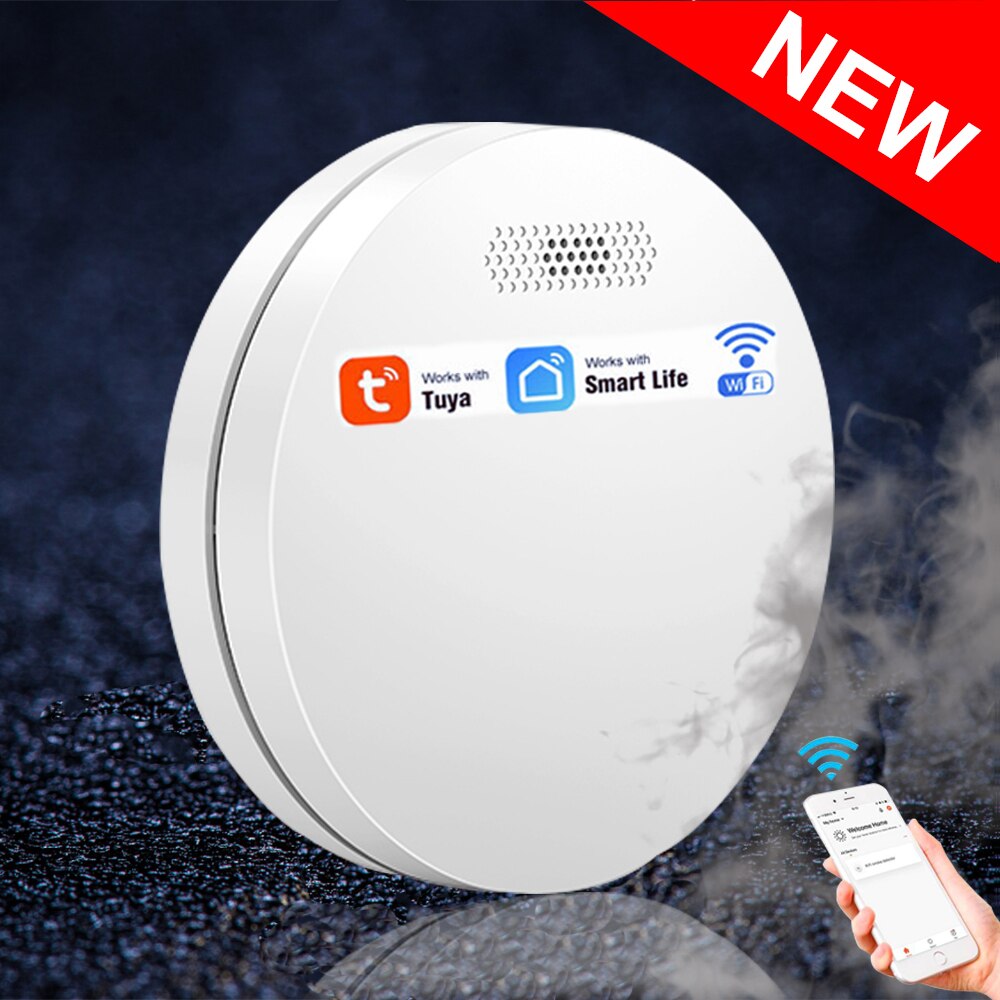 Tuya Smoke Detector DIY Ultra-thin WiFi Fire Alarm... – Grandado