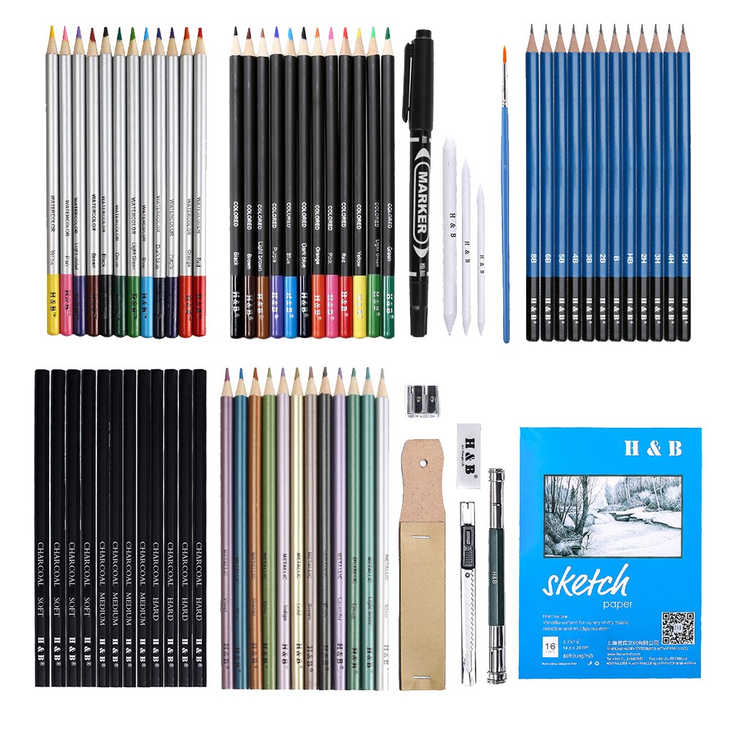 71x Artist Kids Colored Pencils For Drawing Sketch... – Grandado