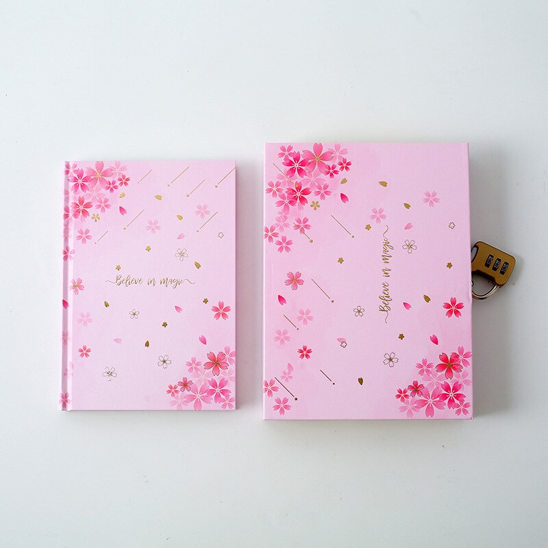 "Sakura Magic" Lock Box Diary Notebook Cute Journa... – Vicedeal
