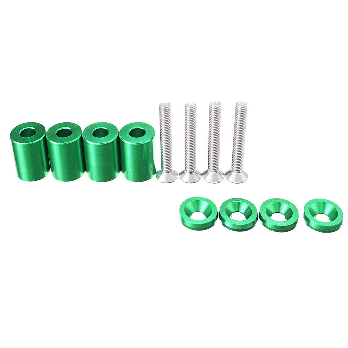 1" 6mm Billet Hood Vent Spacer Riser Kit For Car A... – Grandado