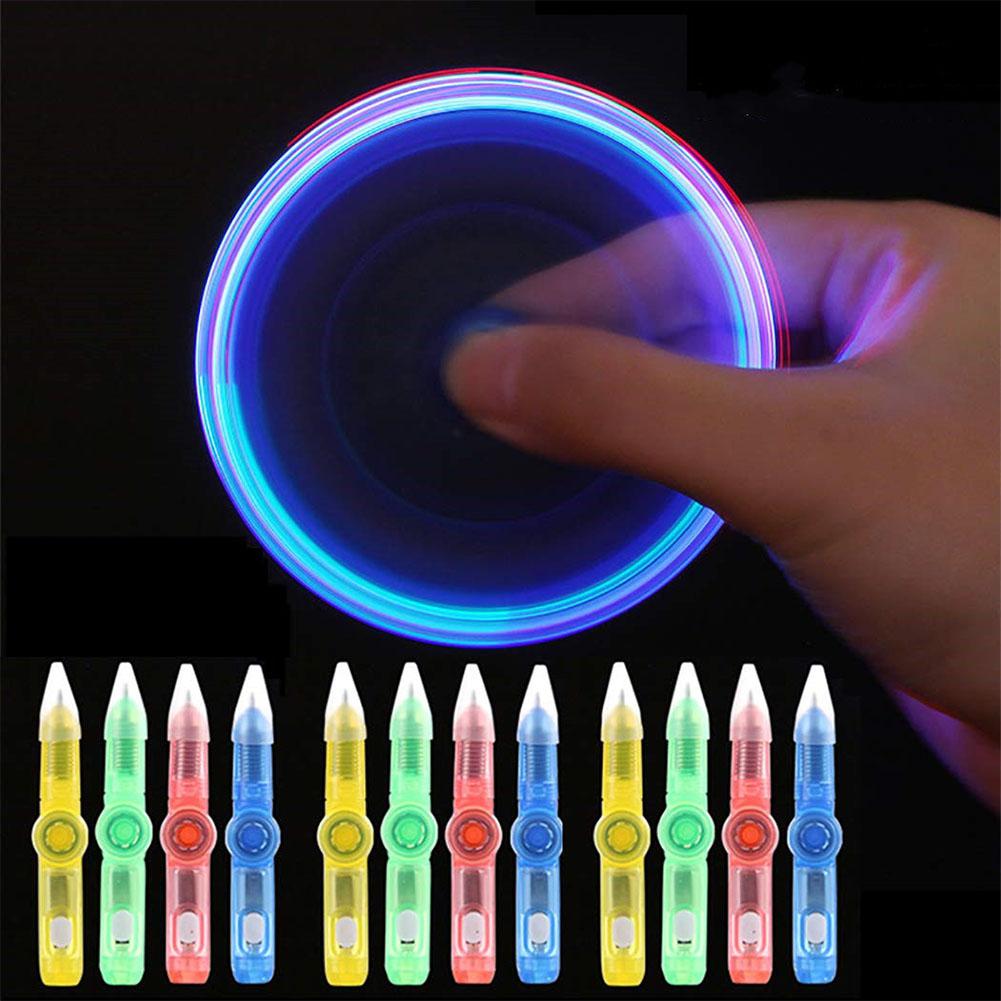 LED Colourful Luminous Spinning Pen Rolling Pen Ba... – Vicedeal
