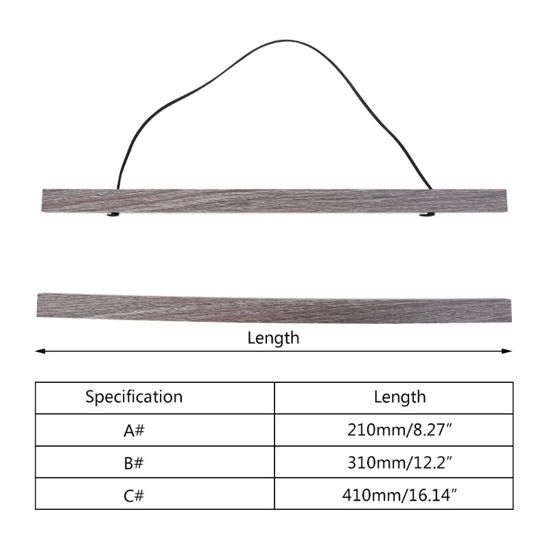 Magnetic Poster Hanger Frame Magnet Canvas Artwork... – Grandado