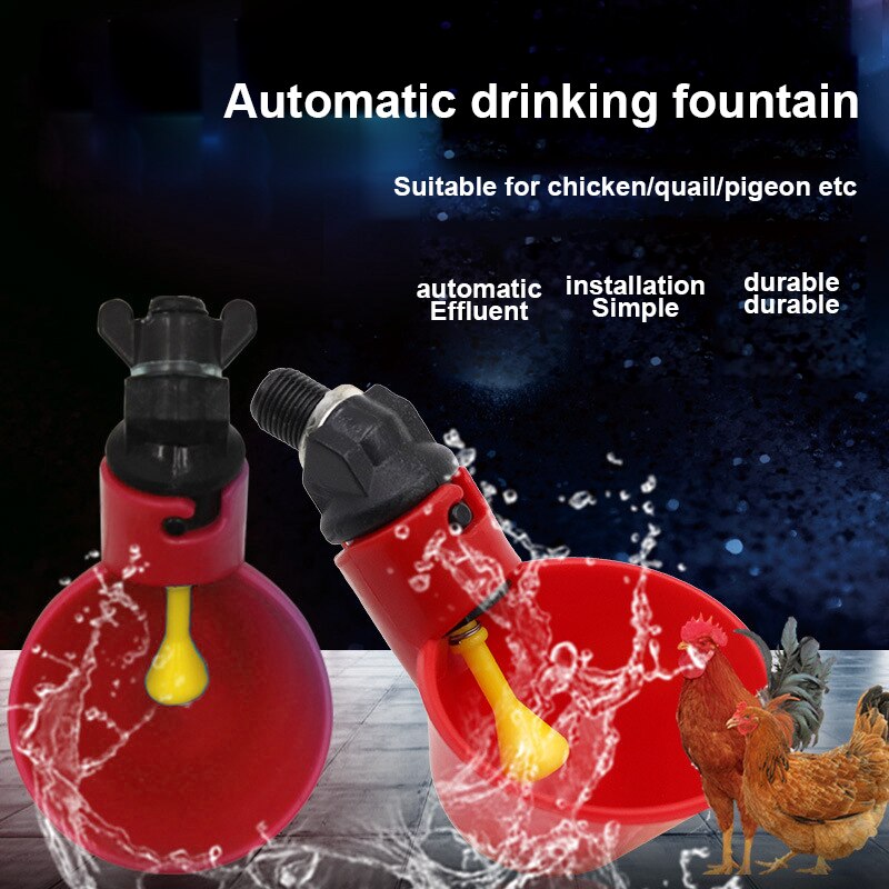 Home Chicken Waterer Hens Quail Birds Drinking Bow... – Vicedeal