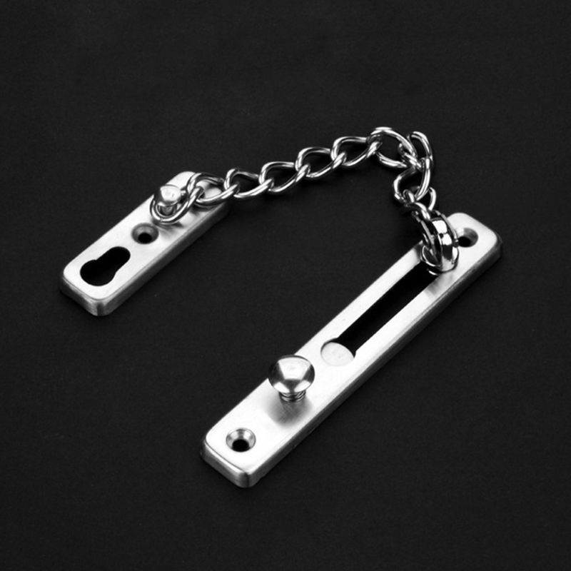 Stainless Steel Security Door Sliding Chain Lock A... – Grandado