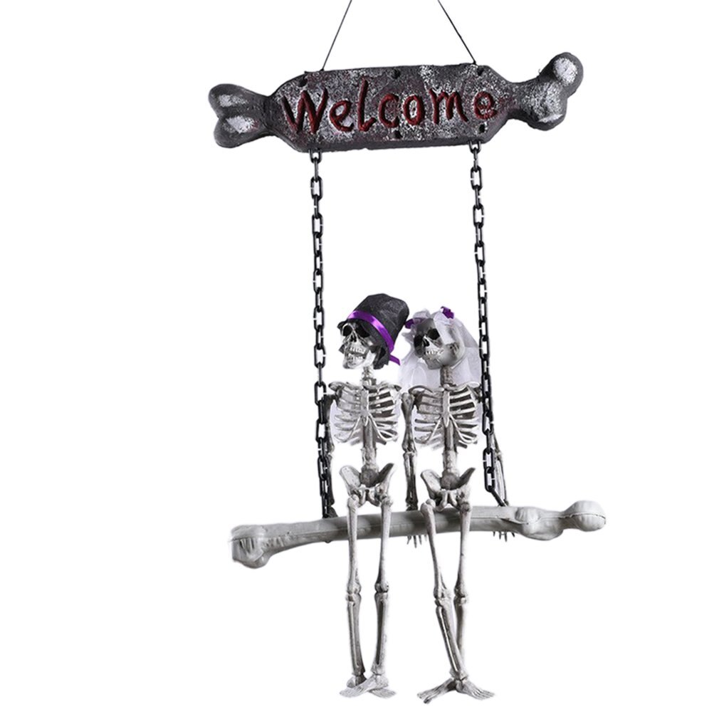 Halloween Props Skeleton Bridegroom And Bride Welc... – Grandado