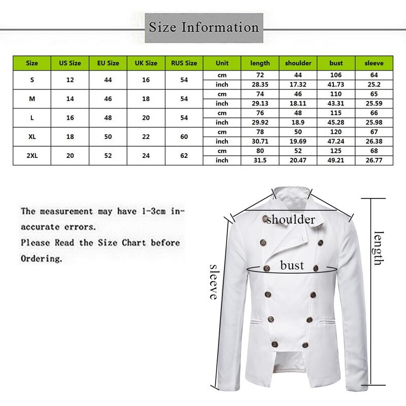 Oeak Vintage Men Blazers Retro Steampunk Gothic Su... – Vicedeal