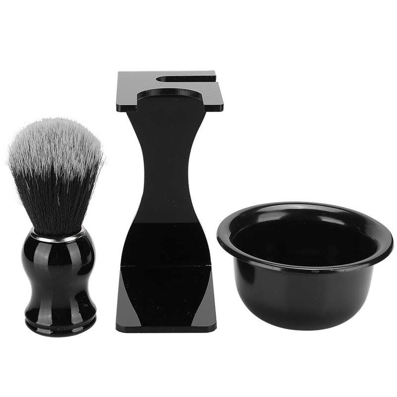 3Pcs/Set Beard Shaving Brush Bowl Holder Men Beard... – Vicedeal