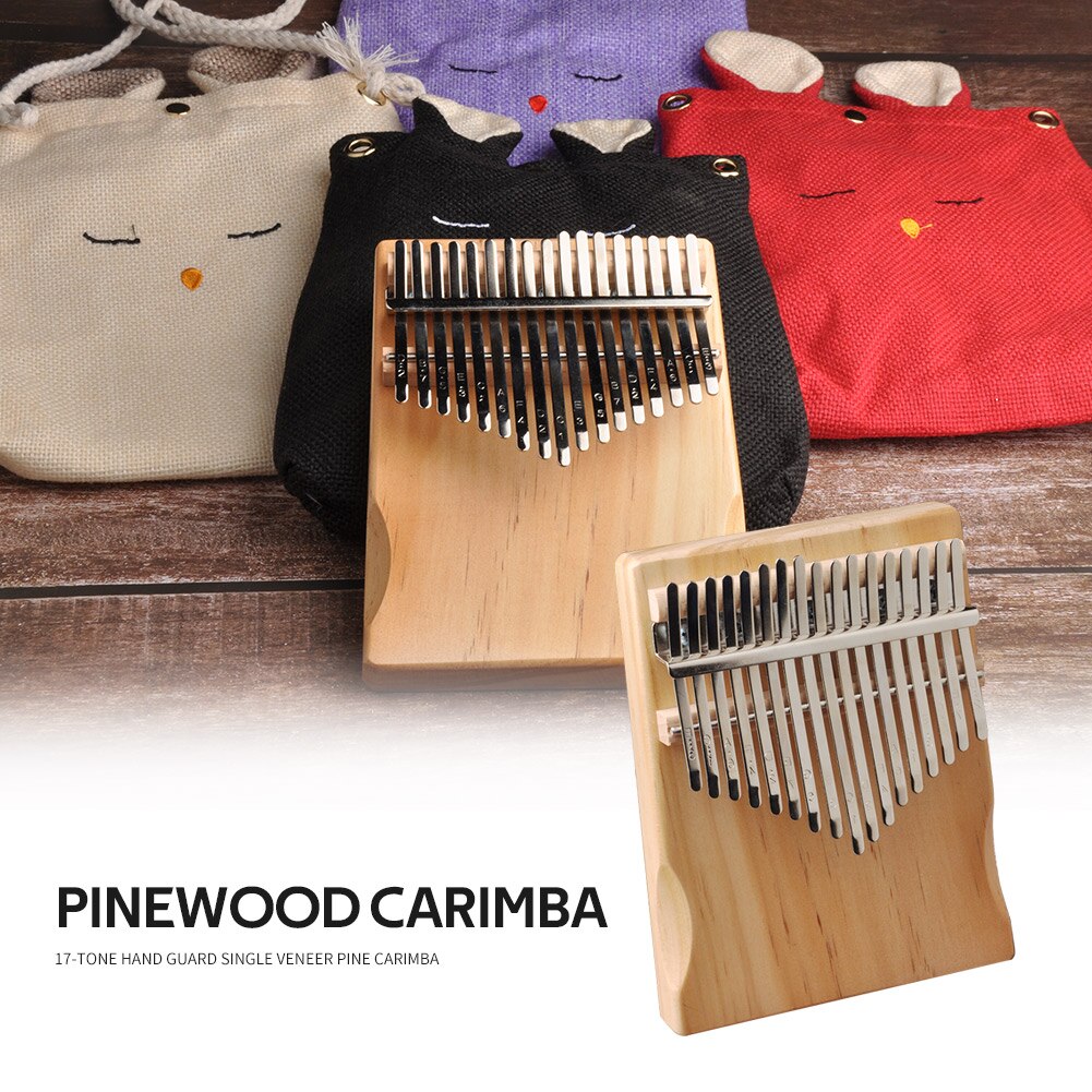 Deer Musical Instrument 17 Keys Kalimba Acacia Woo... – Vicedeal
