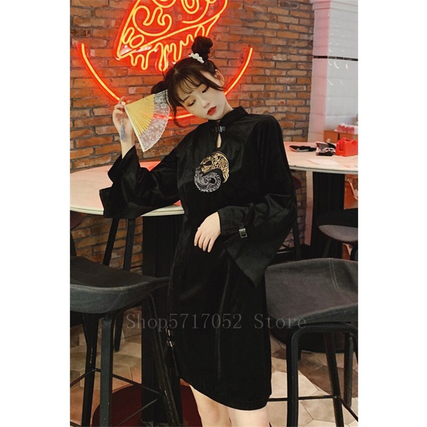 Woman Retro Traditional Chinese Style Chengsam Dre... – Grandado