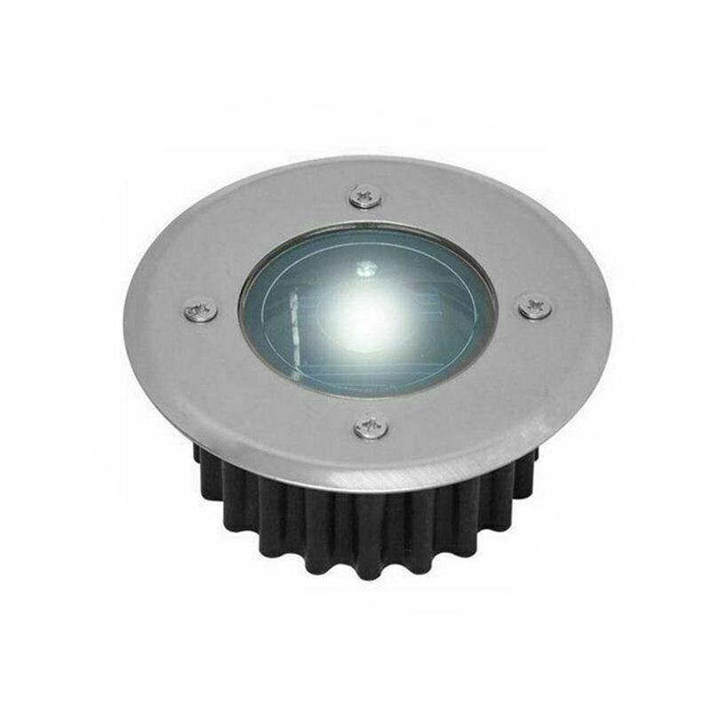 1PC Solar Powered LED Deck Lichter Edelstahl Garte... – Grandado