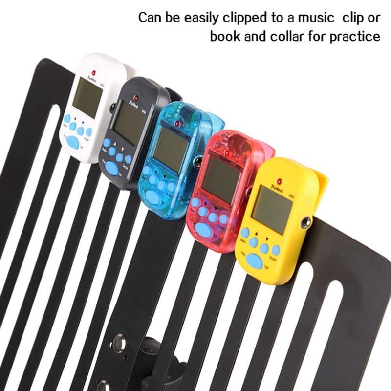 Mini Metronome w/LED Indicator LCD Screen Tuner Cl... – Vicedeal