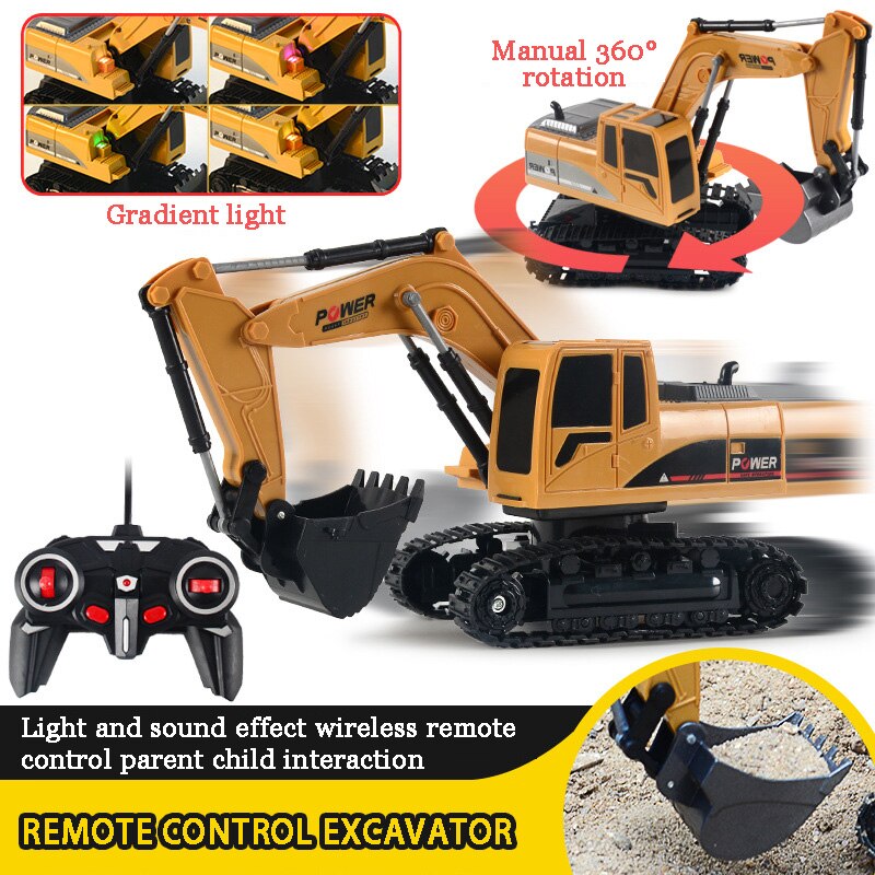 1:24 Rc Graafmachine Speelgoed 2.4Ghz 6 Kanaals Af... – Vicedeal