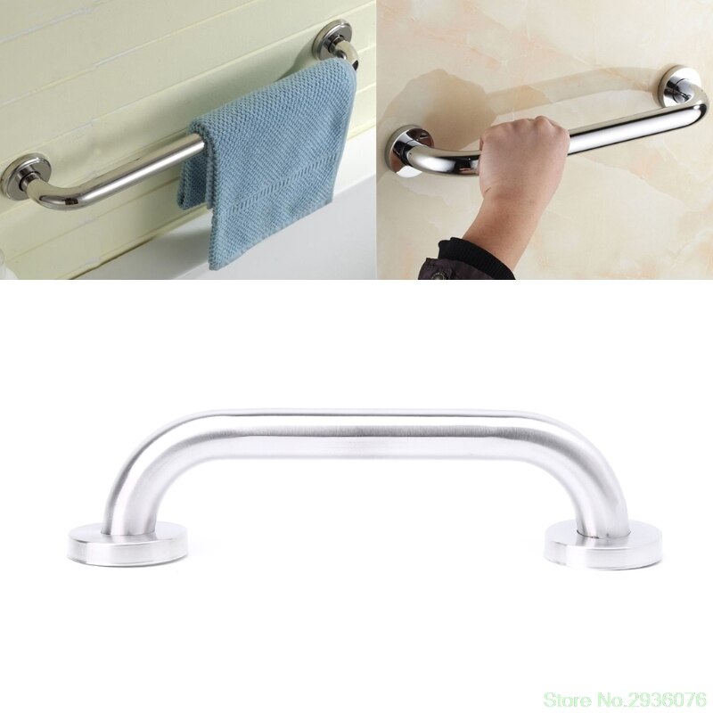 25cm Bathroom Shower Tub Handrail Stainless Steel ... – Grandado
