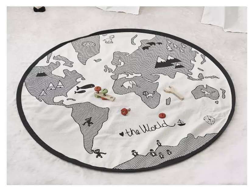 Play Mat world map Baby Mats Newborn Infant Crawli... – Grandado
