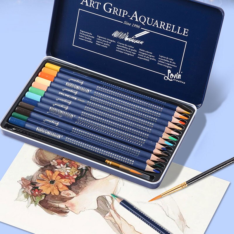 12 / 24 Colors Set Watercolor Pencils Drawing Sket... – Vicedeal