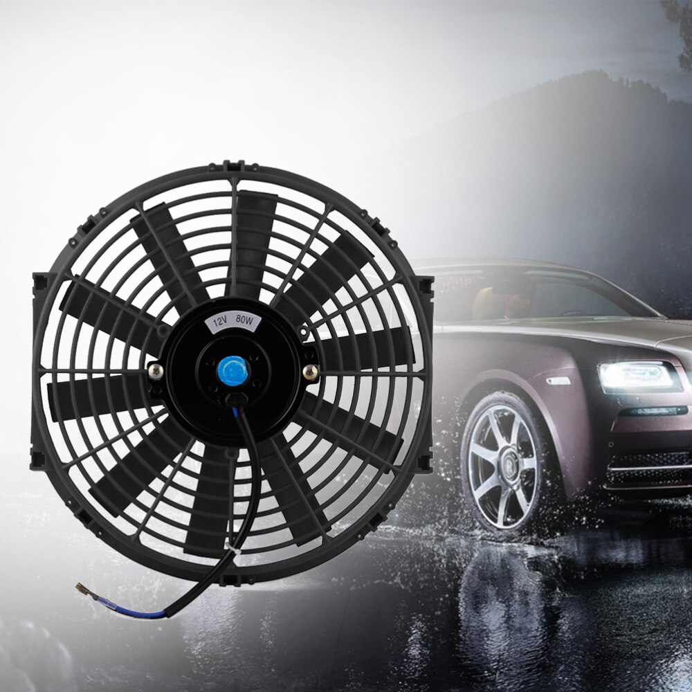 High Performance Black Electric Radiator Cooling F... – Vicedeal