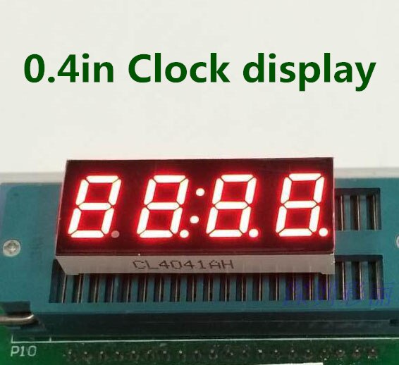 0.4 Inch 7 Segment 4 Digit Super Red 0.4 "0.4in Kl... – Vicedeal