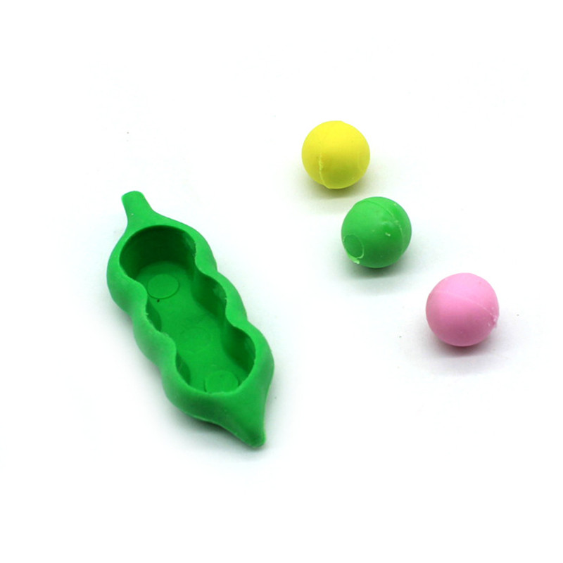 3Pcs Cute Kawaii Vegetable Rubber Cartoon Pea Pod ... – Grandado