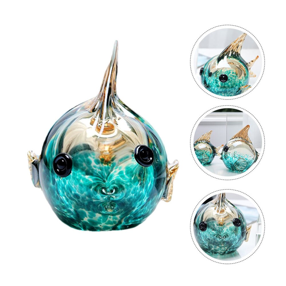1Pc Adorable Modern Fish Decor Animal Sculpture Gl... – Vicedeal