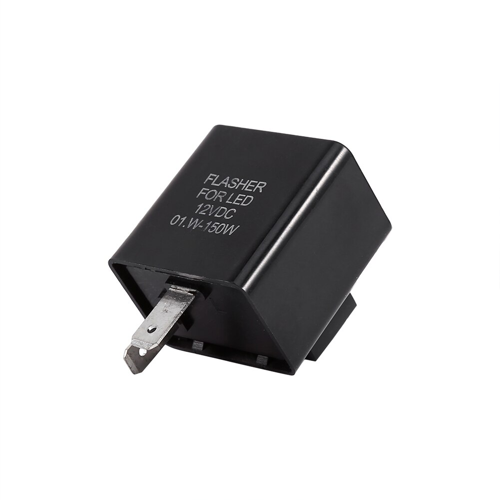 Negro 12V 2 Pin Flasher luz intermitente relé de i... – Grandado